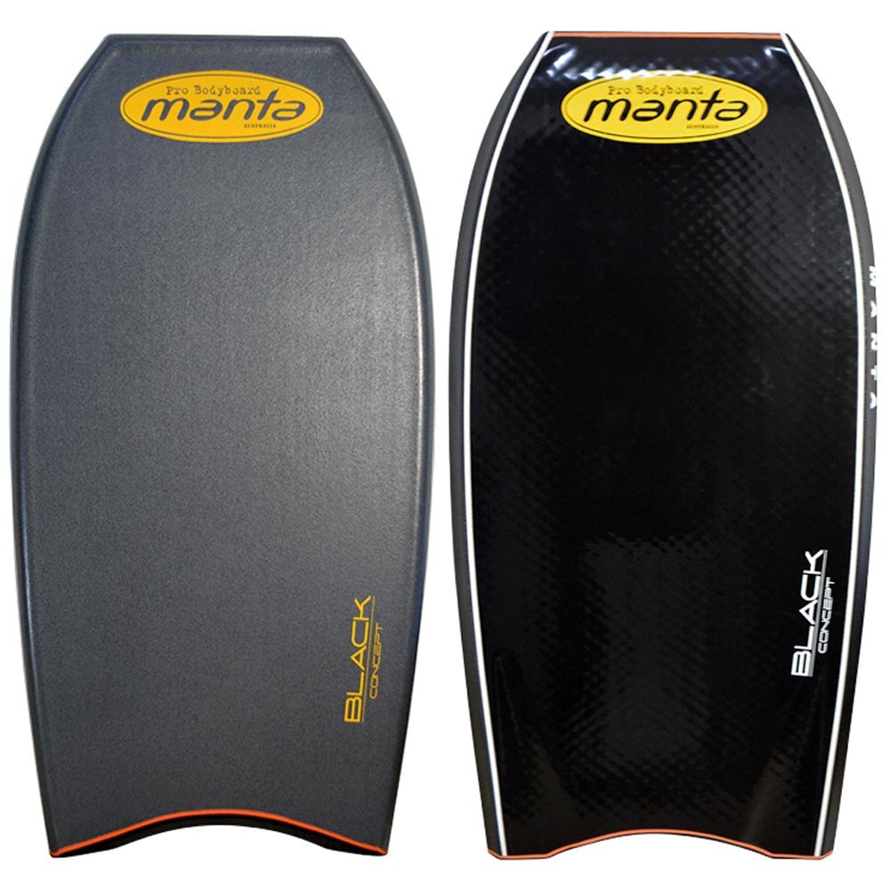 Manta Black PP Bodyboard – Inverted Bodyboarding
